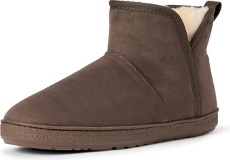 Amazon Essentials Herren Sherpa Stiefeletten-Hausschuhe, Grau, 39.5 EU