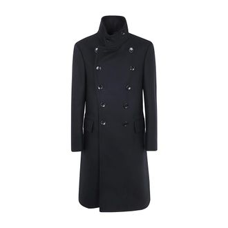 Tom Ford Homme, Manteaux, Noir, Taille: 4XL Long Manteau pour une Allure Élégante