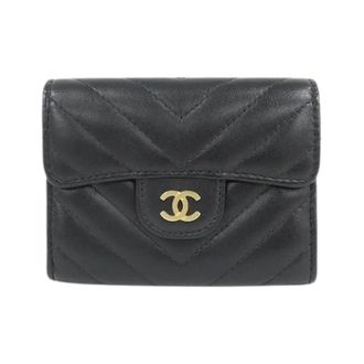 Chanel Porte-monnaie Pre-owned - Femme - Pre-owned - Noir - Taille: ONE Size