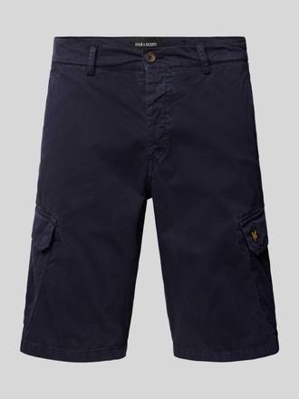 Lyle & Scott Regular FIt Cargoshorts mit Logo-Stitching Modell WEMBLEY