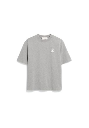 Armedangels Damen Heavyweight T-Shirt aus recyceltem Baumwoll Mix Iconic &Aring; TARJAA Loose Fit Black