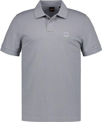 Boss Orange by Hugo Boss BOSS Orange Herren Polo-Shirt gr&uuml;n Baumwoll-Piqu&eacute;