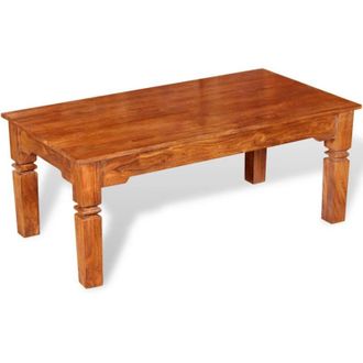 vidaXL Couchtisch Massivholz 110x60x45 cm vidaXL