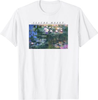 Trendy Apparel Claude Monet Water Lilies Painting T-Shirt