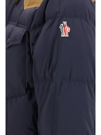 Moncler Color-Block Down Insulated Down Jacket - Navy