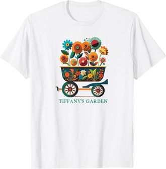 BDAZ Tiffanys Garden Gartenpflanzen Blumen Tiffany T-Shirt