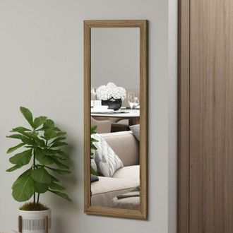 Pier Import Miroir rectangulaire mural avec cadre effet bois 105 cm CODY