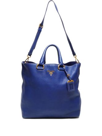 Prada sac à main 2way (2010) - Bleu