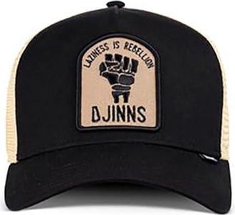 Djinns Rebellion Black Beige HFT Trucker Cap - One-Size