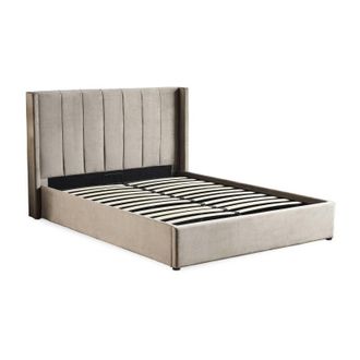 Paris Prix Lit Adulte Sommier Relevable Fady 140x190cm Taupe