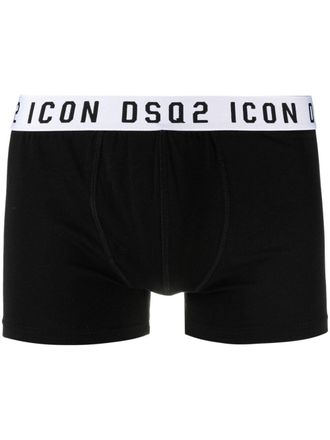 Dsquared2 boxer à taille à logo Icon - Noir