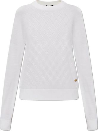 Balmain Femme, Pulls, Blanc, Taille: 34 FR Pull ras du cou