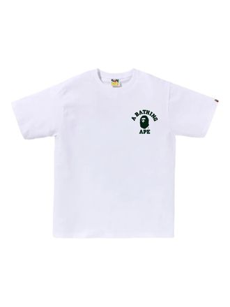 A Bathing Ape t-shirt ABC Camo à imprimé graphique - Blanc