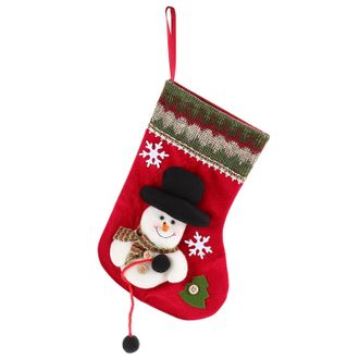 Valiclud H&auml;ngende Socke Weihnachtsstrumpf-Dekoration S&uuml;&szlig;igkeiten-Beutel Baumschmuck Anh&auml;nger aus Hochwertigem f&uuml;r Wohnr&auml;ume und Events