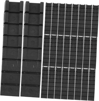 DOITOOL 30 Stück Teiliges Flexible Kunststoff Ausgleichsplättchen Möbelkeile für Möbel und Böden Kratzfest Stabilisieren Unebene Flächen Vielseitige Nivellier