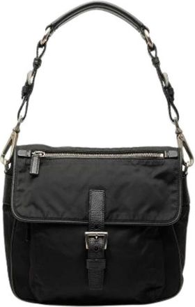 Prada Pre-owned Vintage Schultertasche - - Pre-owned - Damen - Schwarzk - ONE SIZE