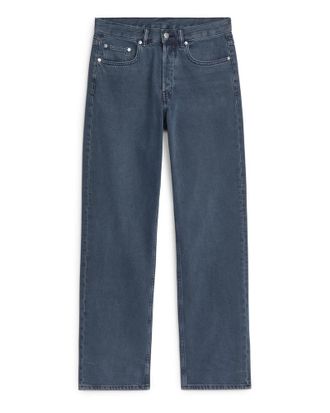 Arket OCEAN Loose Straight Jeans -Blau