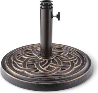 Amazon Basics Verstellbarer Sonnenschirmständer, 1er-Pack, Schwarz