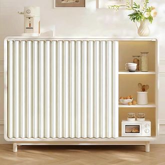 Generic Ma&szlig;gefertigte, Faltbare Schrankvorh&auml;nge mit Gleitschienen f&uuml;r Kleiderschr&auml;nke, B&uuml;cherregale und Lagerschr&auml;nke.-White- W70cmxH180cm