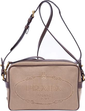 Prada Crossbody Bags - Camera Bag - Gr. unisize - in Beige - f&uuml;r Damen