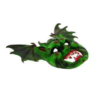 SOLUSTRE Gruselige Fledermaus PU Maske Halloween Cosplay Requisite Leicht und Bequem Dekorative Partymaske Für Kostüme und Fasching