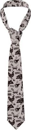 Generic Cravate Homme Morceaux De Boeuf, Poitrine De Boeuf Grill&eacute;e R&eacute;glable Necktie Formelle Cravate Pour Hommes Pour C&eacute;l&eacute;brations &Eacute;v&eacute;nements L&Eacute;cole