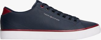 Tommy Hilfiger Baskets basses en cuir m&eacute;lang&eacute;