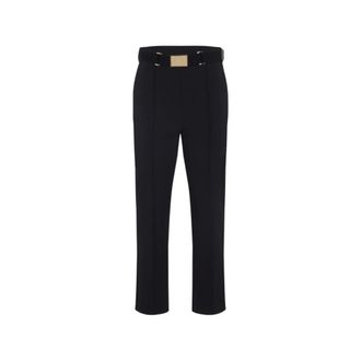 Elisabetta Franchi Damen, Hosen, Schwarzk, MGr&ouml;&szlig;e