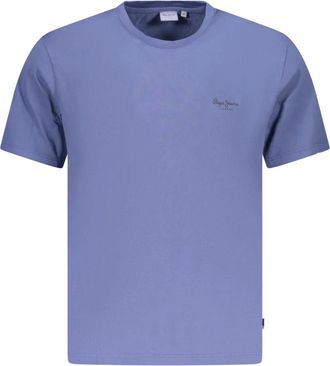 Pepe Jeans London Homme, Tops, Bleu, Taille: 2XL T-shirt &agrave; Manches Courtes