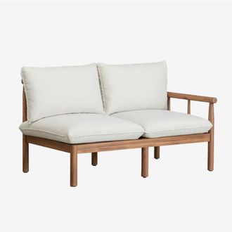 Sklum Sklum - Melvin 2-Sitzer-Sofa aus Akazienholz Akazie Braun