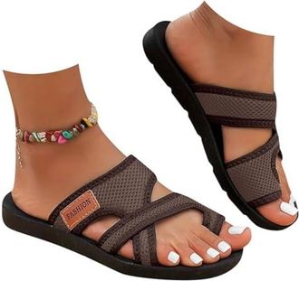 Generic Sandales orthop&eacute;diques pour femme 2026 UK - Tendance - Confortable - Pour la plage - Respirantes - En maille creuse - Sandales orthop&eacute;diques d&eacute;t&eacute; - La