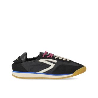 Puraai Schwarzer und wei&szlig;er veganer Sneaker - - Shoes - Damen - Schwarzk - 37 EU