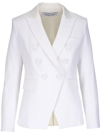 Veronica Beard blazer &agrave; boutonni&egrave;re crois&eacute;e - Blanc