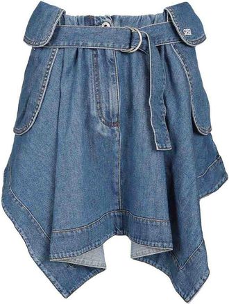 Loewe Jupe Midi - Bleu Clair