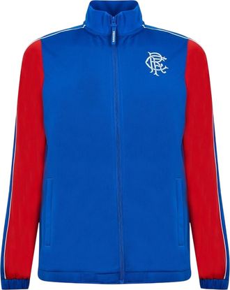 Castore Trainingsjacke f&uuml;r Herren, Stehkragen, Lang&auml;rmlig (Blau)