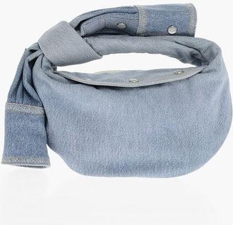 Bottega Veneta Leather Denim Effect HandBag Gr&ouml;&szlig;e Unica
