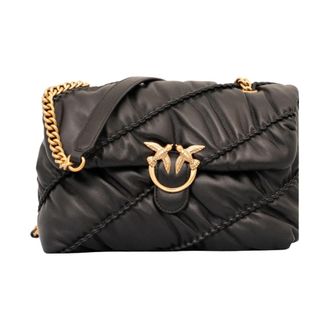 Pinko Love Puff Crinkle Classic - - Bags - Damen - Schwarzk - ONE SIZE