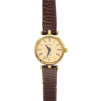 Gucci Montre vintage doccasion - Femme - Pre-owned - Beige - Taille: ONE Size