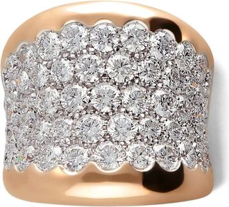 Leo Pizzo 18kt Rotgoldring mit Diamanten