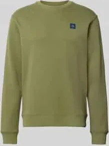 Scotch & Soda Sweatshirt mit Label-Badge und Rundhalsausschnitt