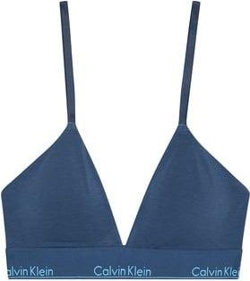 Calvin Klein Soutien-gorge triangle en coton m&eacute;lang&eacute;