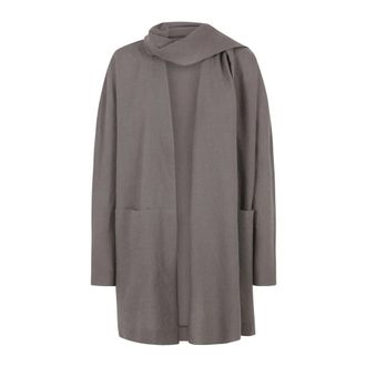 Cortana Patti- graue Jacke aus reiner Schurwolle - - Knitwear - Damen - Grau - S