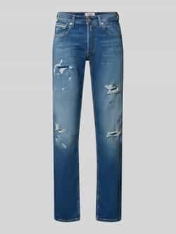 Replay Straight Fit Jeans im Destroyed-Look Modell Grover