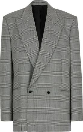 Balmain blazer à motif Prince de Galles - Gris