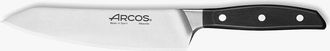 Arcos Santoku-Messer Geschmiedet aus Edelstahl - Scharfes Japanisches K&uuml;chenmesser f&uuml;r Fisch, Fleisch und Gem&uuml;se, Ergonomischer Griff aus Polyoxymethylen, K