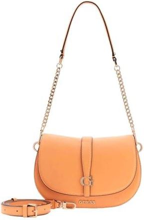 Guess sac &agrave; &eacute;paule bandouli&egrave;re Carrie Flap Shoulder Bag Apricot abricot