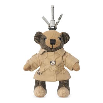 Burberry Check Cashmere Charm - - Accessories - Damen - Beige - ONE SIZE