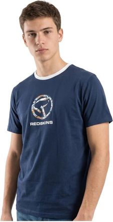 Redskins Homme, Tops, Bleu, Taille: 2XL TShirt MC coton