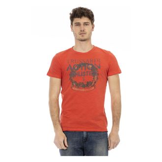 Trussardi Homme, Tops, Rouge, Taille: XL T-Chemises