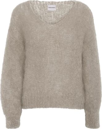 Americandreams Americandreams, Femme, Pulls, Beige, Taille: 40 FR Milana Mohair Knit